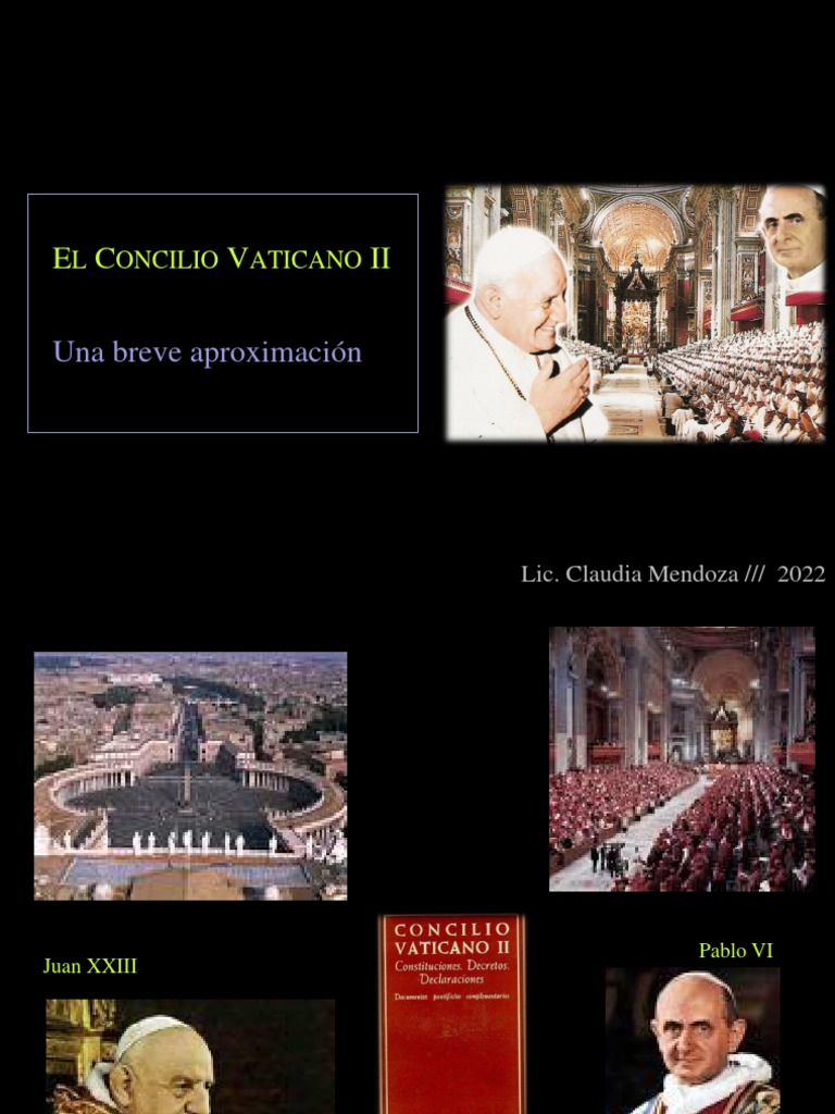 Breve historia del Concilio Vaticano II | PDF | Concilio Vaticano II