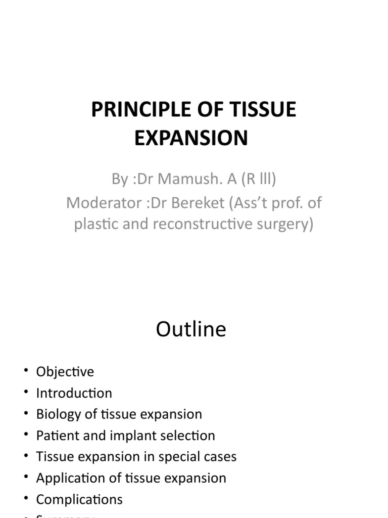 Principle of Tissue Expansion | PDF | Science & Mathematics | Computers