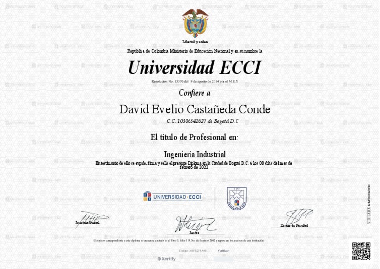 Diploma Profesional Universidad ECCI | PDF