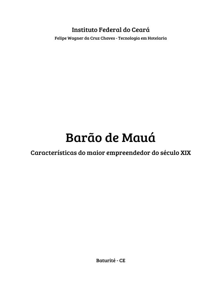 Barao de Maua | PDF