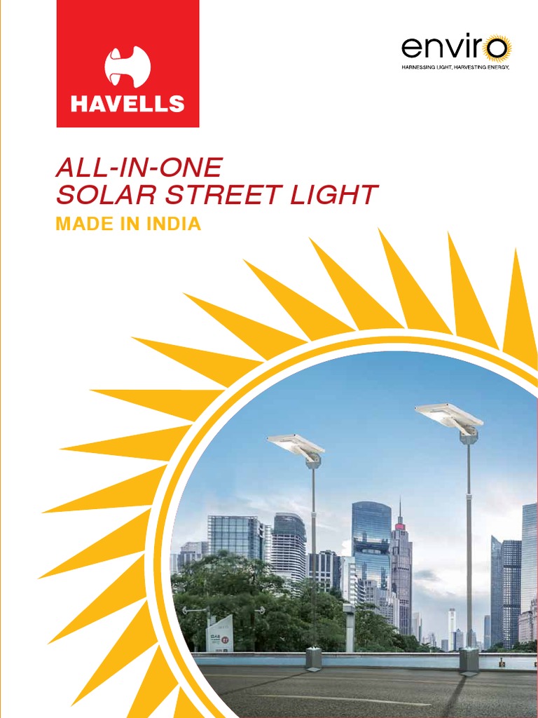 Catalogue Havells All-In-One Solar Street Light | PDF