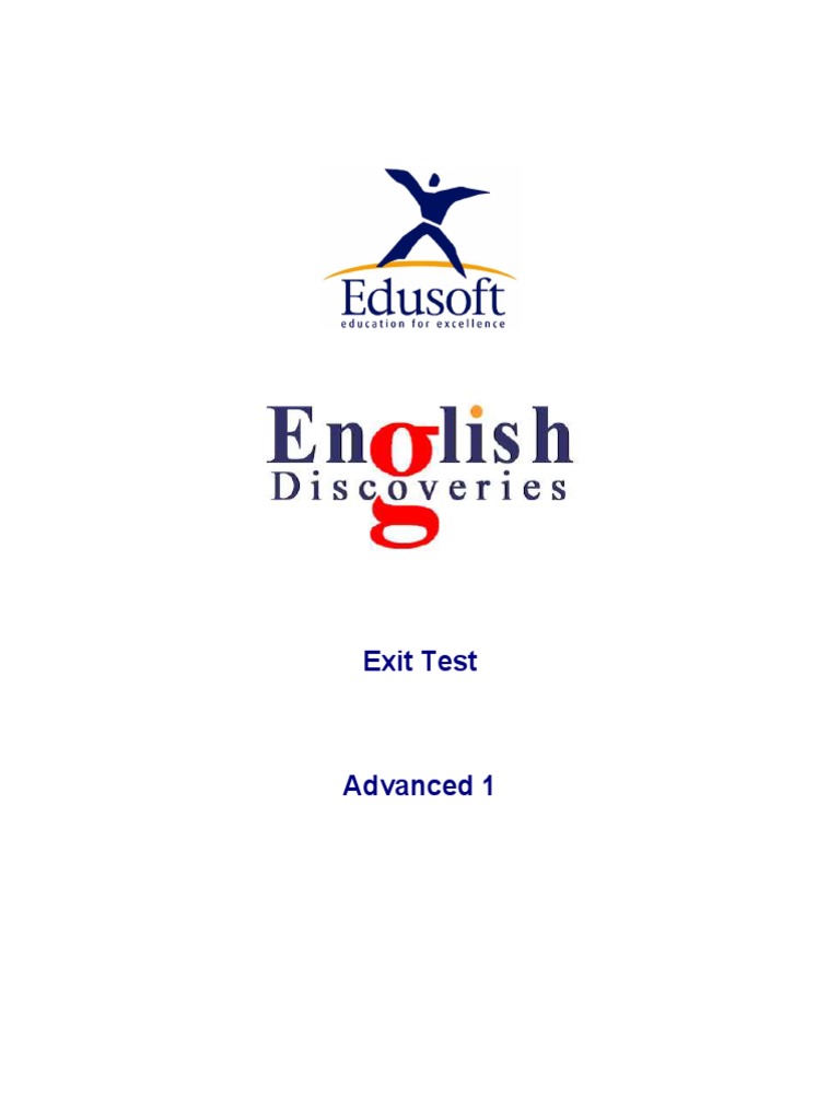 Exit Test Advanced 1 | PDF