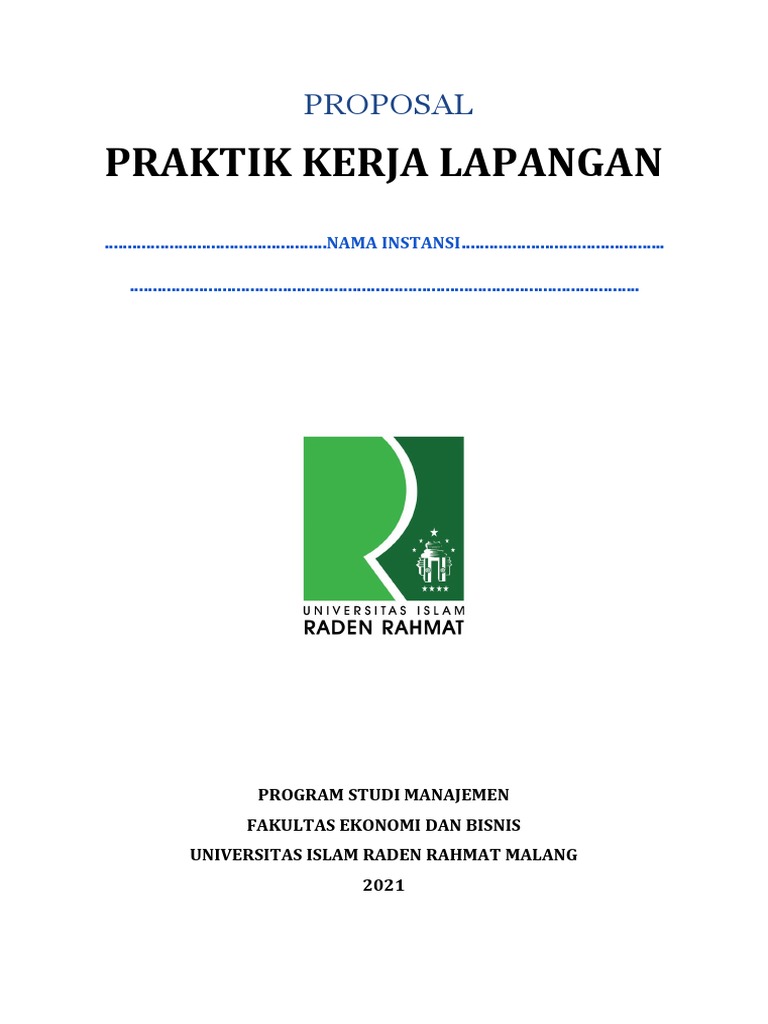 Proposal PKL | PDF