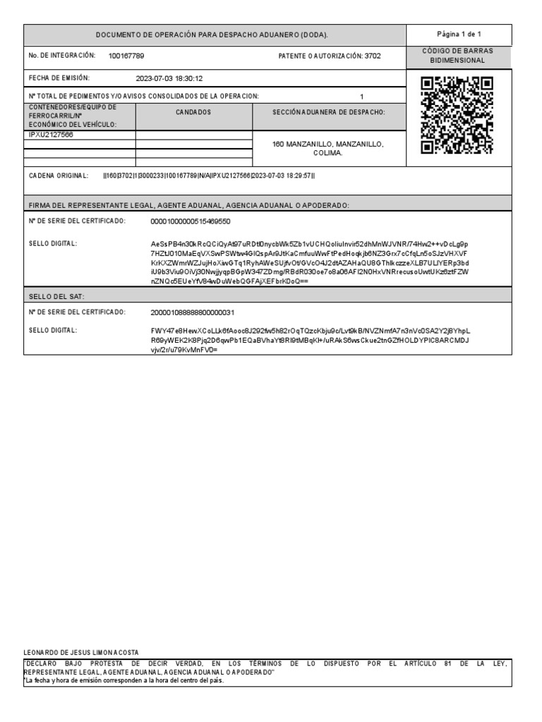 Doda 0233 | PDF | Seguridad nacional | Cumplimiento de la ley