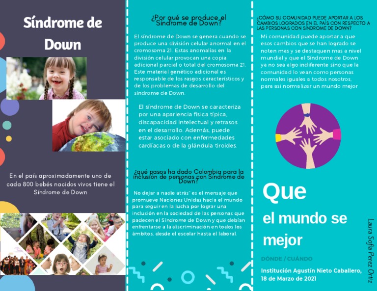 Síndrome de Down | PDF | Síndrome de Down | Enfermedades y trastornos humanos