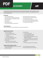 Monthly PMS Checklist (FOR APPROVAL) | PDF