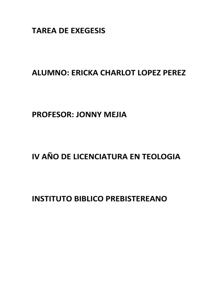 Exegesis Marcos 10.13 Al 16 | PDF | Jesús | Bautismo