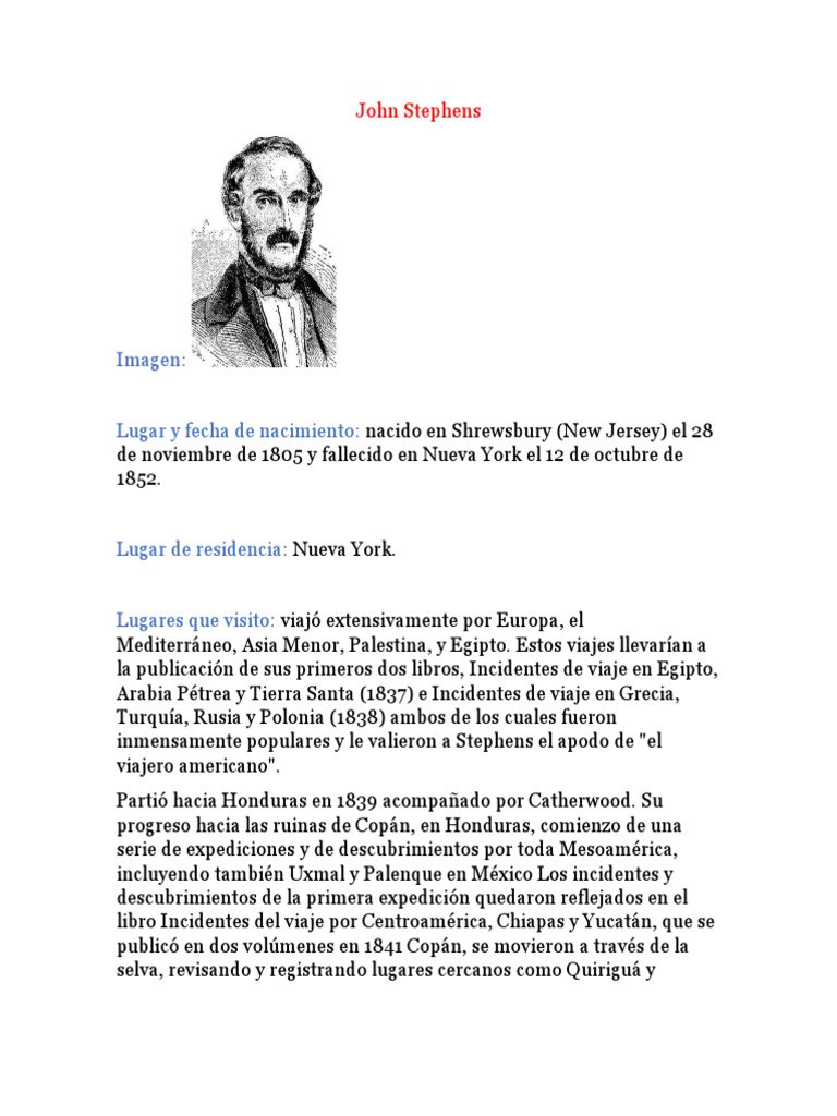 John Stephens | PDF | Civilización maya