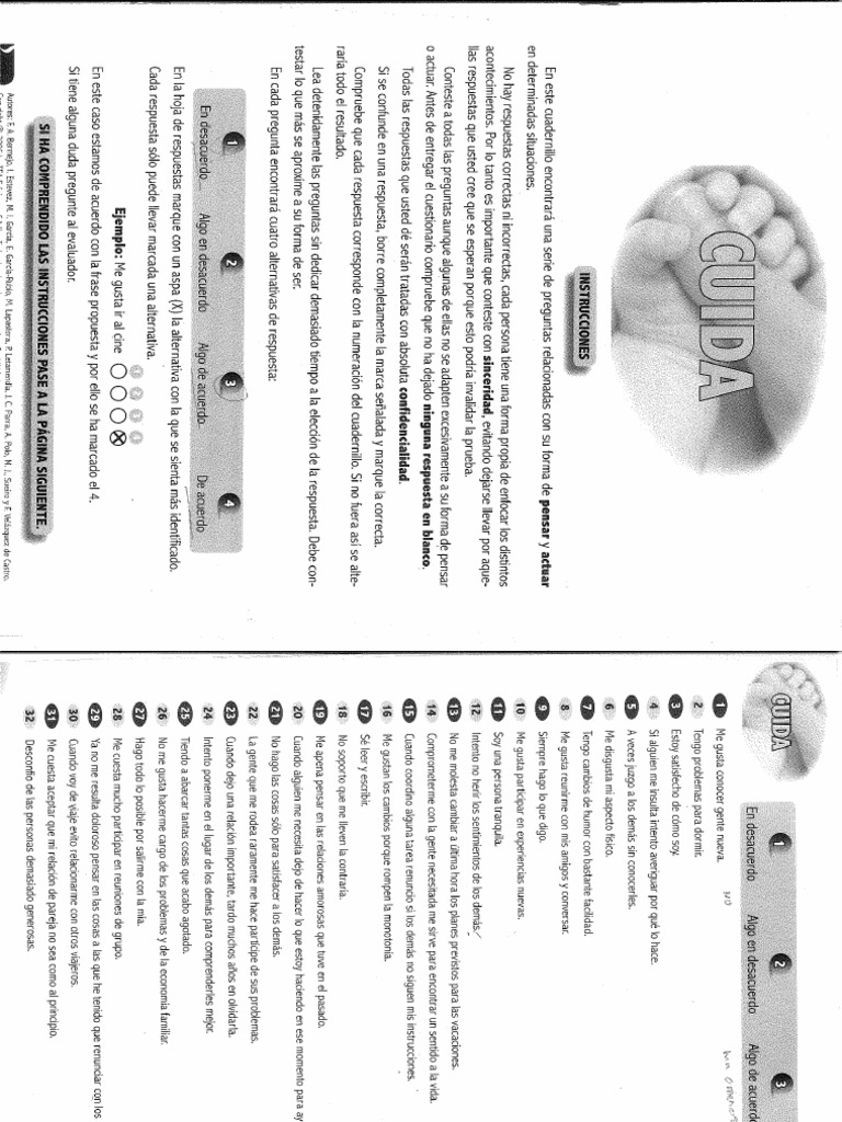 CUIDA Cuadernillo | PDF