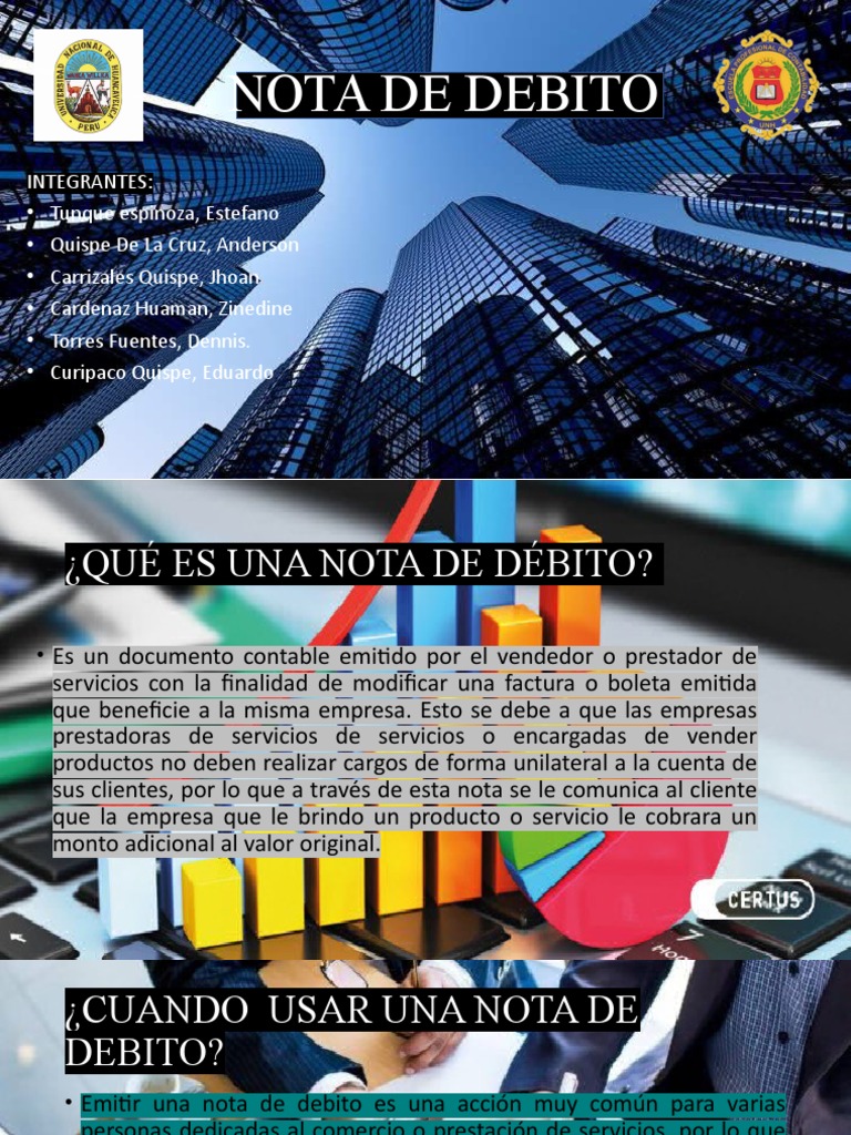 Nota de Debito | PDF