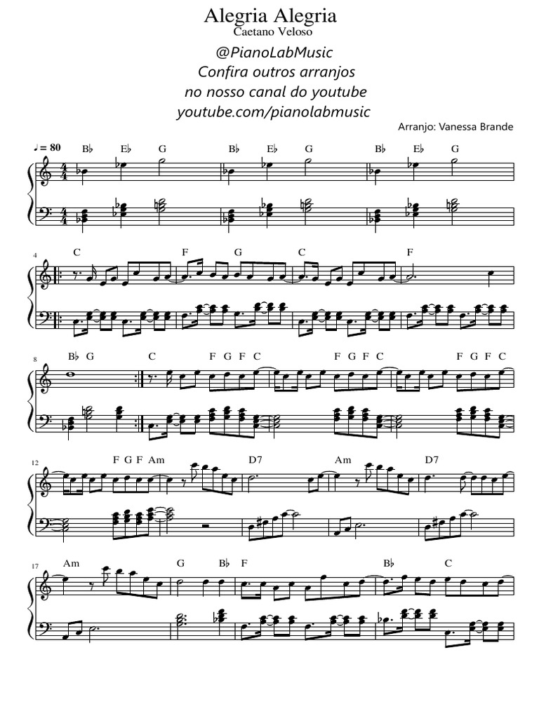 Alegria Alegria | PDF