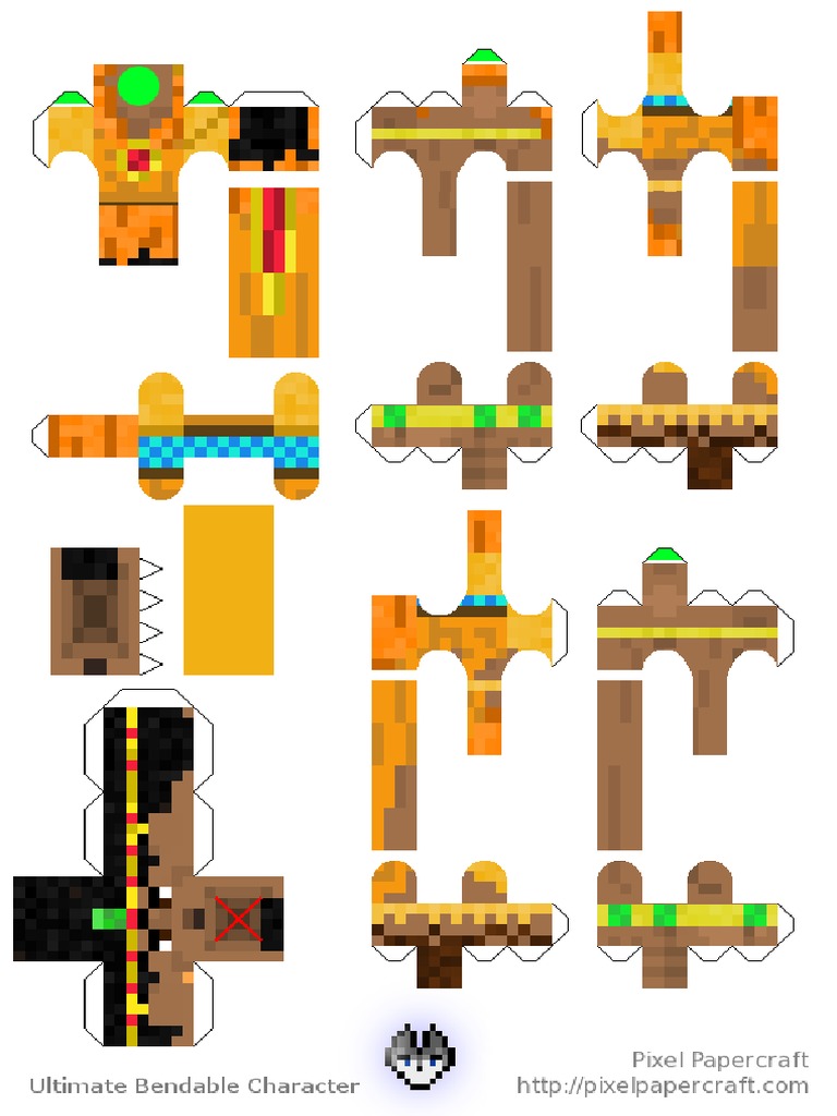 Minecraft Bendable Character (9) | PDF