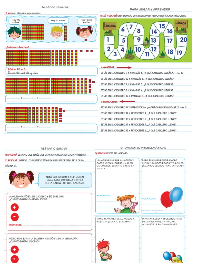 Segunda Tarea de Matematicas 2020 Segundo Grado | PDF