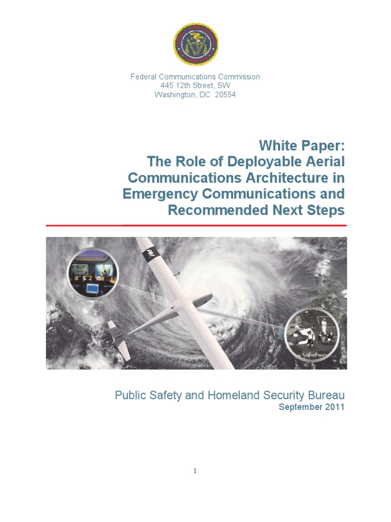 The Role of Deployable Aerial Communications Architecture in Emergency ...