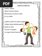 Letra de Cancion PAPITO | PDF