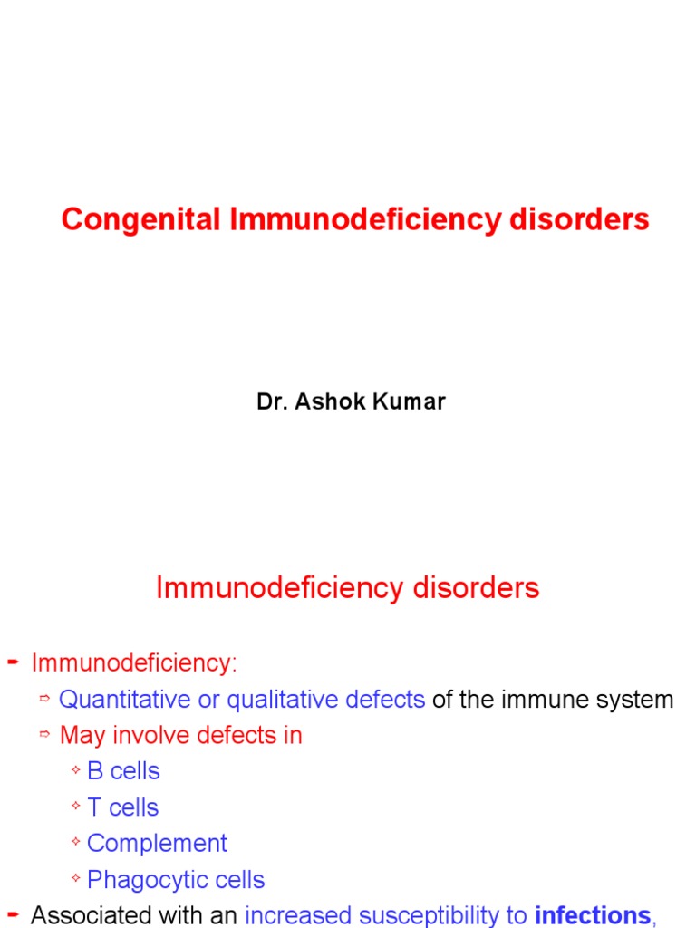 5 Immunodeficiency Disorders | PDF | Immunodeficiency | Complement System