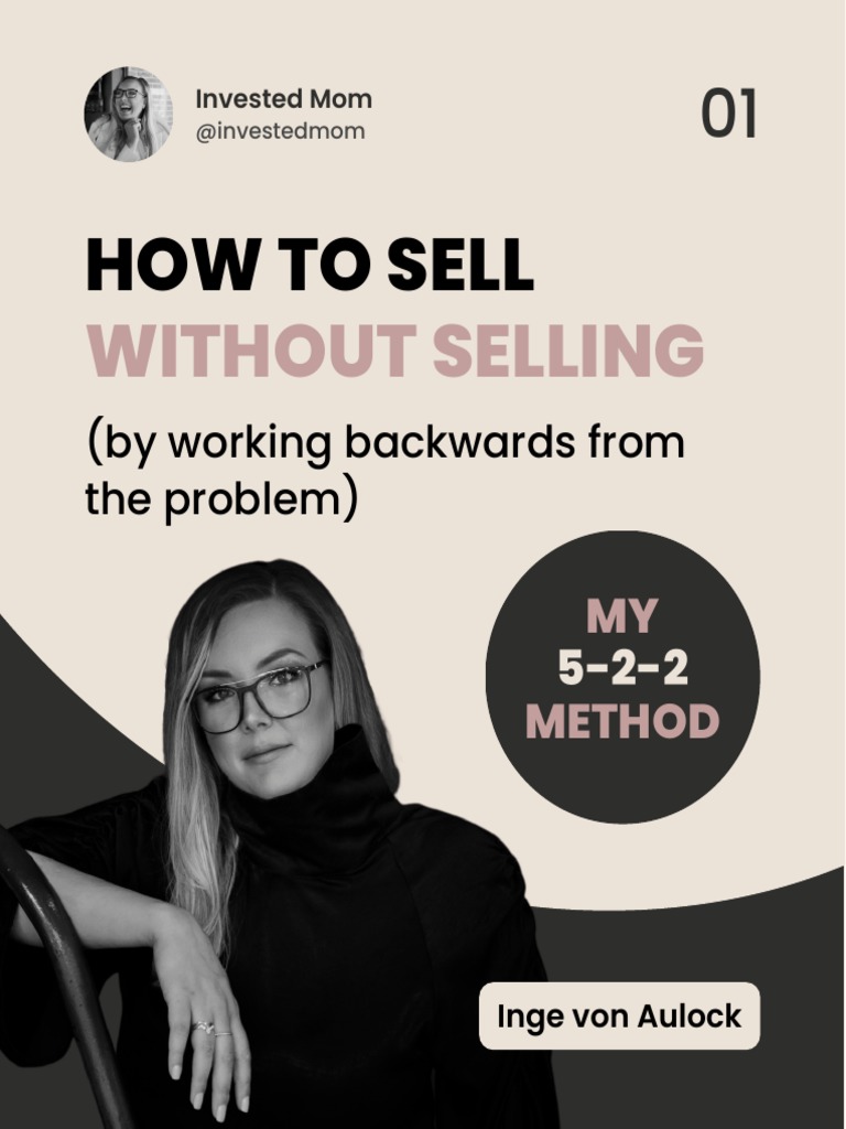 How To Sell: Without Selling | PDF