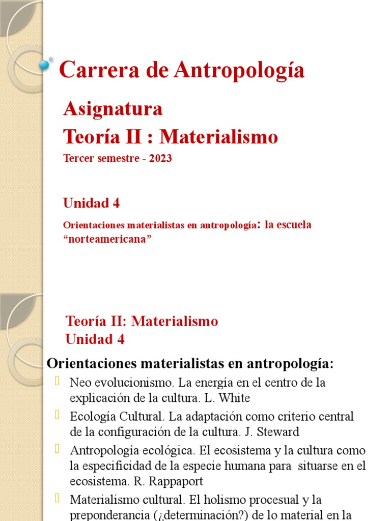 Materialismo Norteamericano | PDF