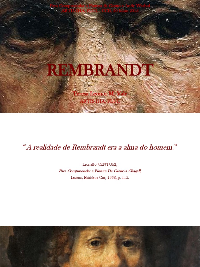 Rembrandt | PDF | Rembrandt | Pinturas