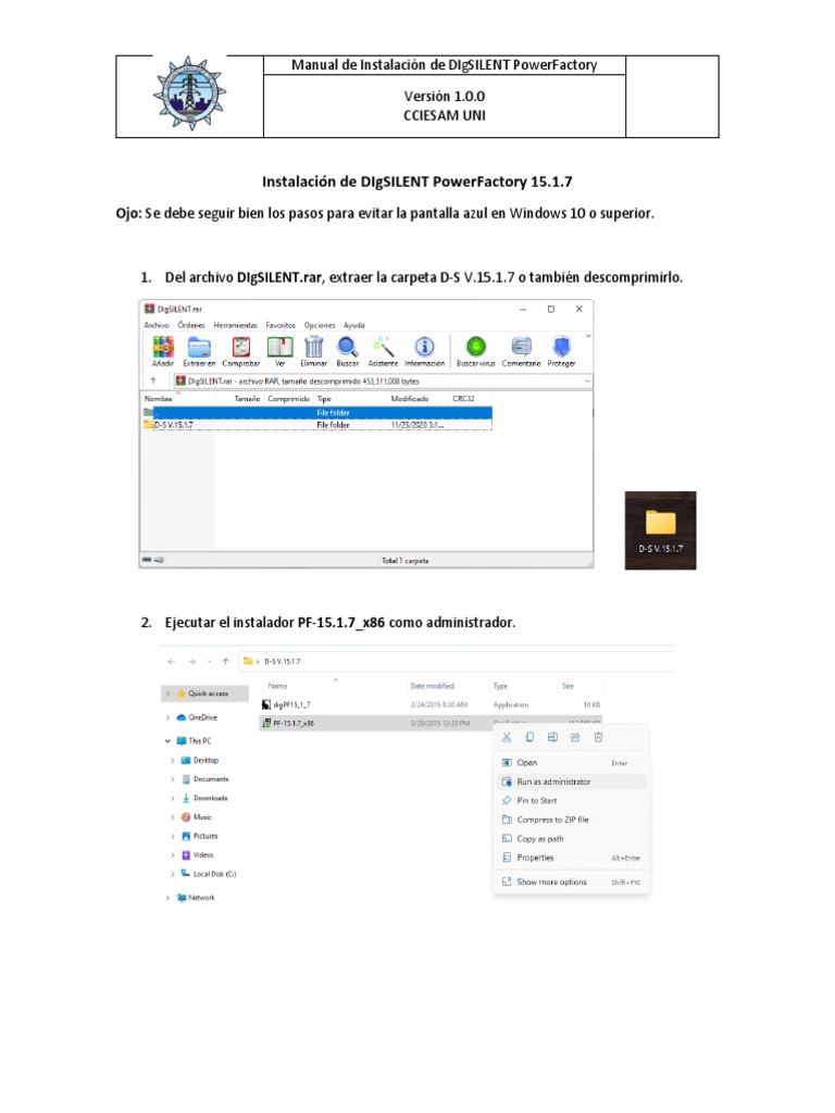 Manual de Instalación de DIgSILENT PowerFactory | PDF