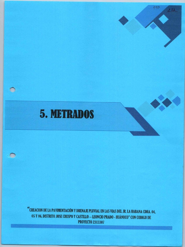 Metrados | PDF