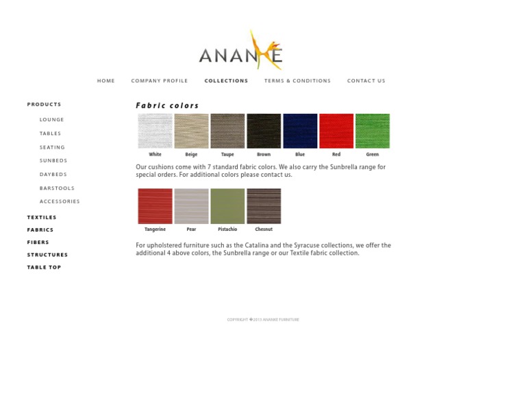 Fabric Ananke Furniture | PDF
