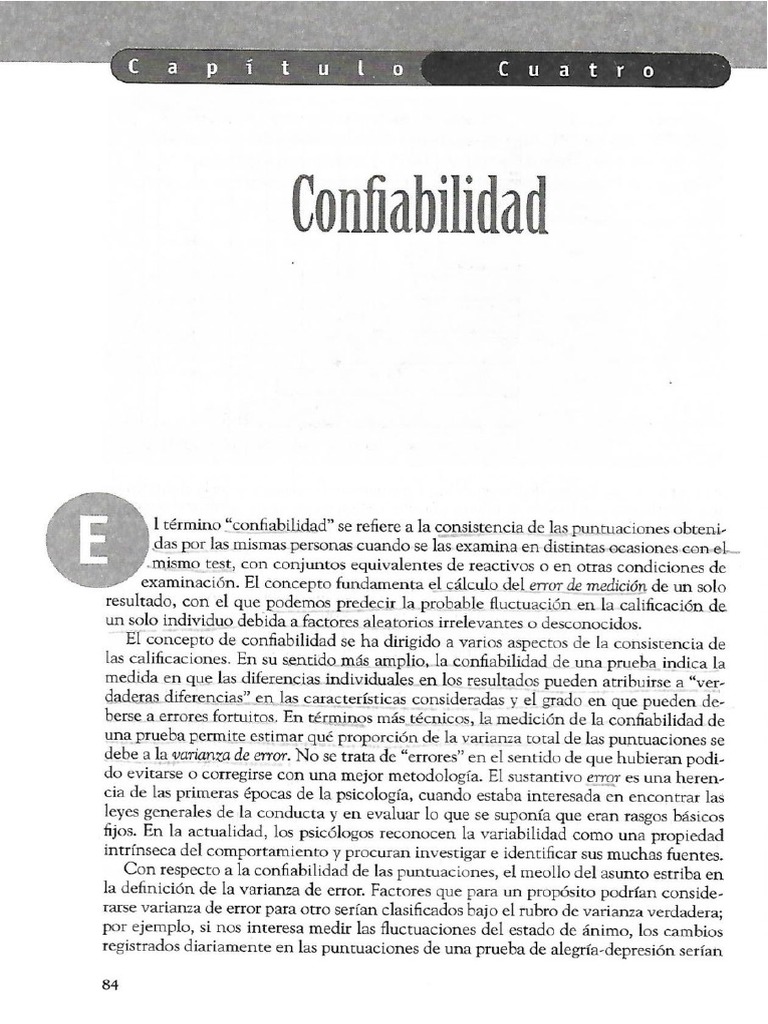Anastasi, A. y Urbina, S. (2015, 7ed.) - Tests Psicológicos Cap 4 y 5 | PDF Anastasi, A. y Urbina, S. (2015, 7ed.) - Tests Psicológicos Cap 4 y 5 | PDF