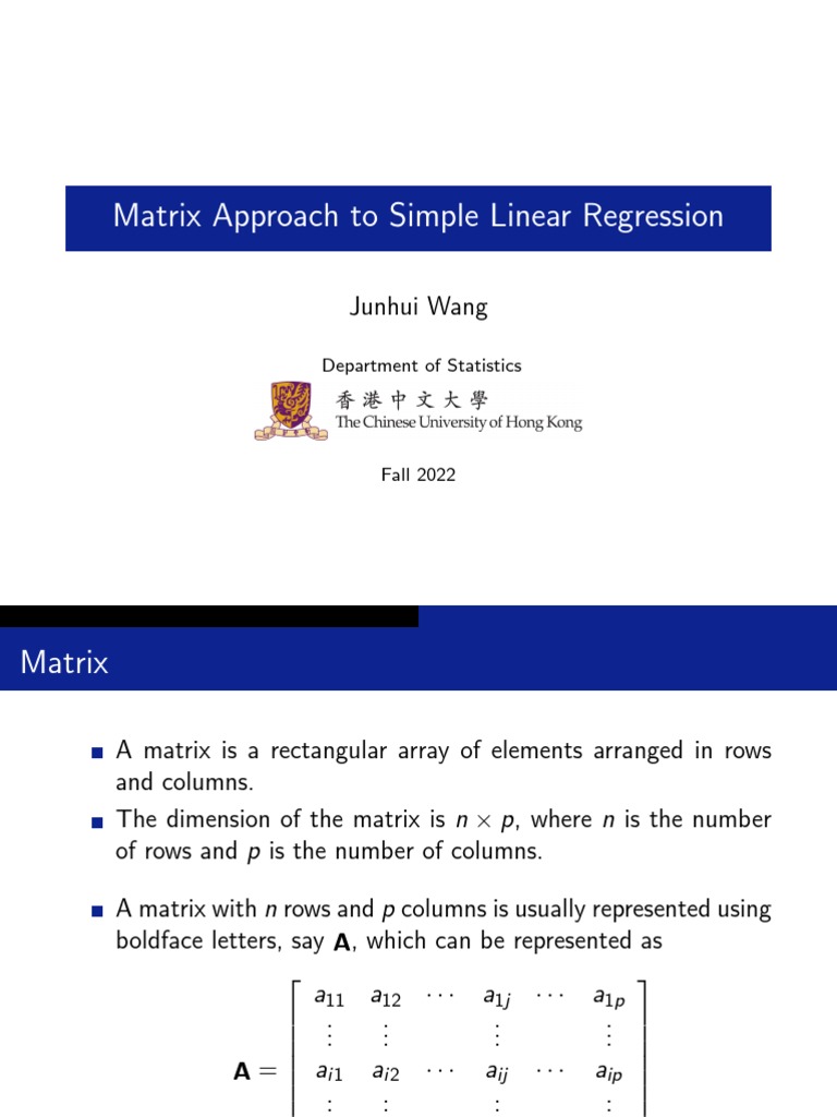 Matrix Introduction Pdf Matrix Mathematics Functional Analysis