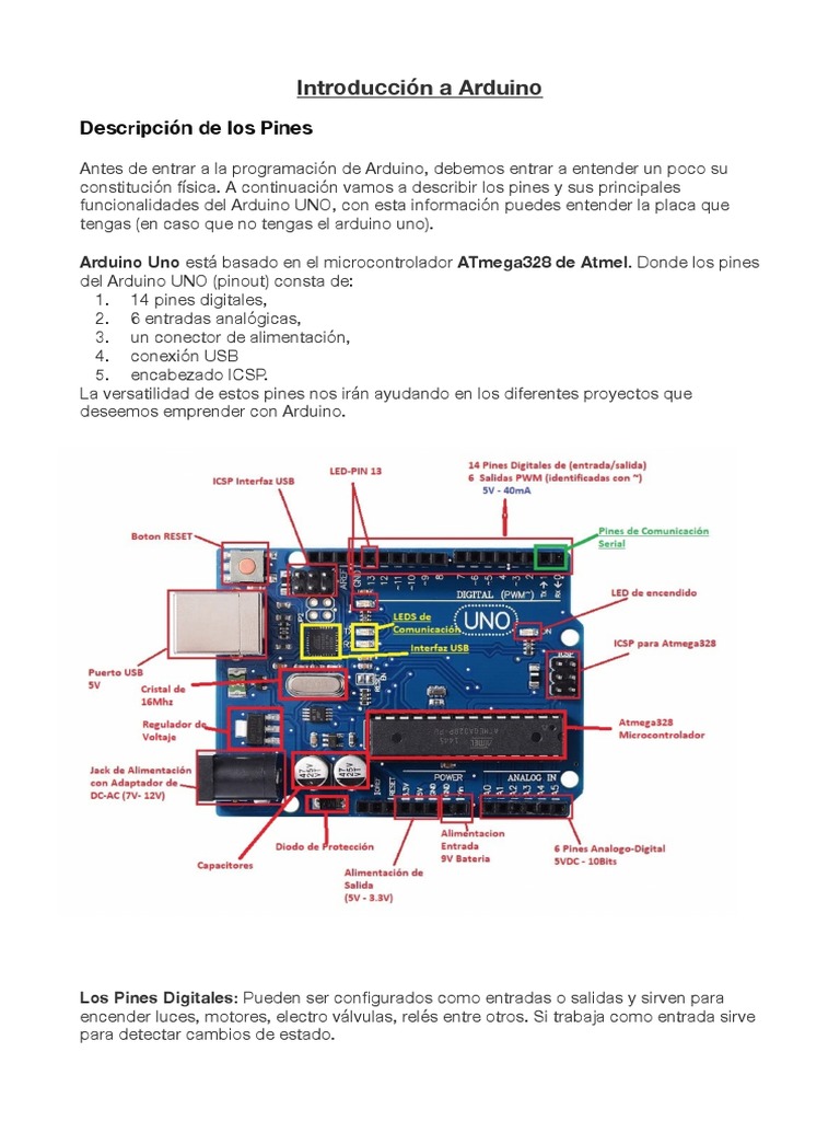 Introduccion Arduino | PDF | Arduino | Bienes manufacturados Introduccion Arduino | PDF | Arduino | Bienes manufacturados