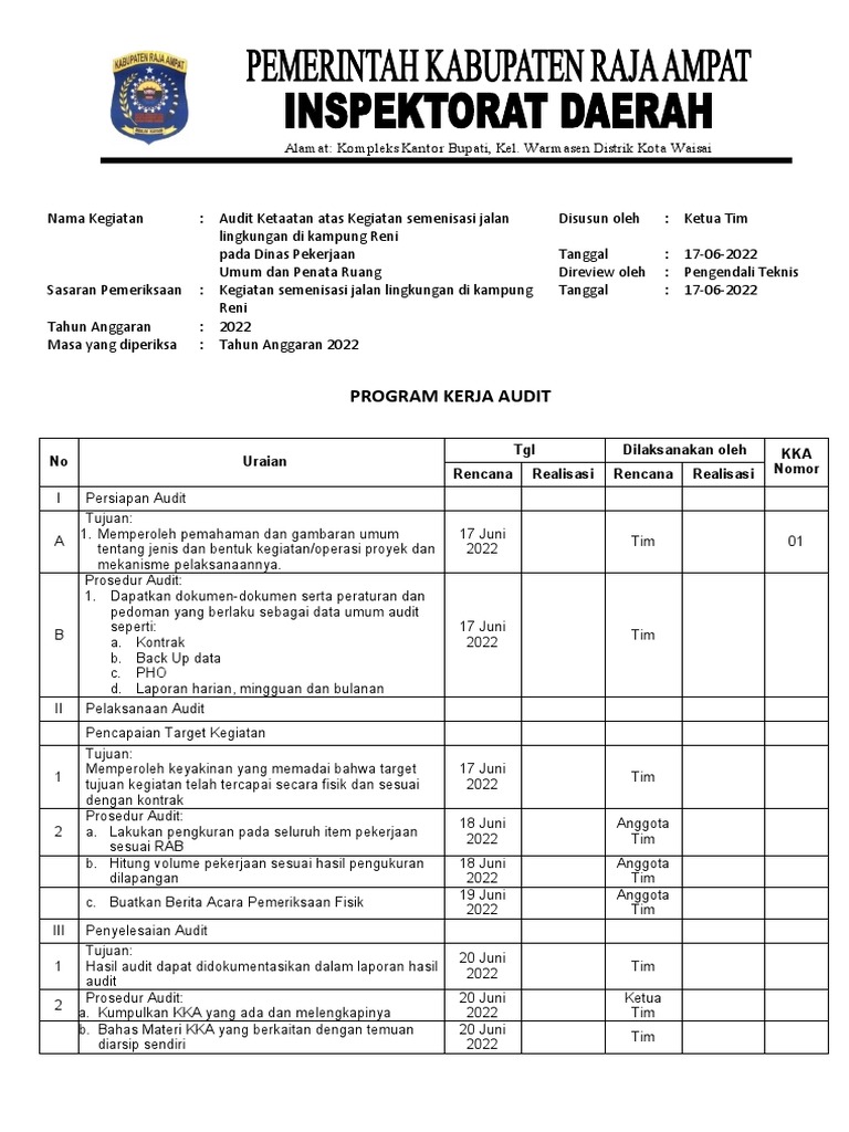 (PKA KINERJA TAHUN 2022 | PDF