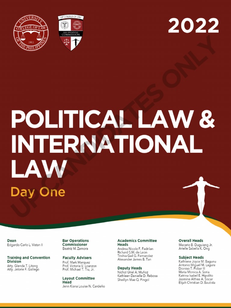 UP Law BOC 2022 - Administrative Law | PDF