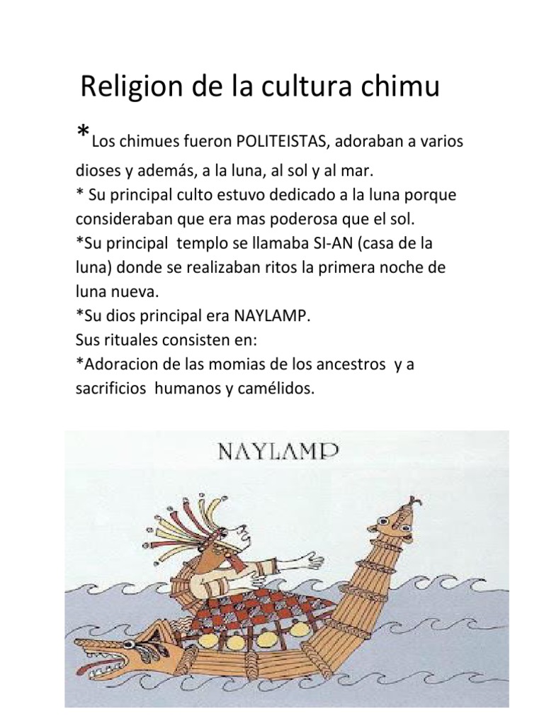 Religion de La Cultura Chimu | PDF
