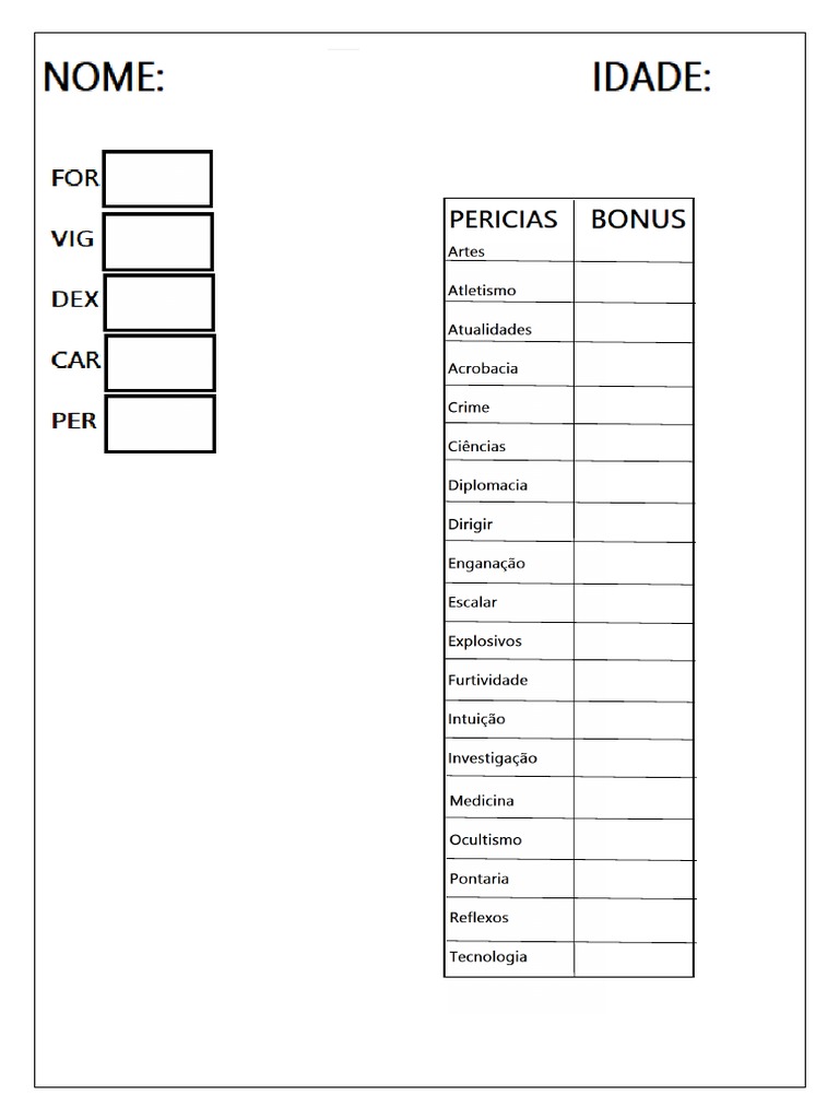 Ficha Pokemon | PDF
