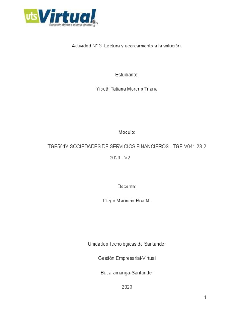 Sociedades de Servicios Financieros#3 | PDF | Sistema financiero | Economias