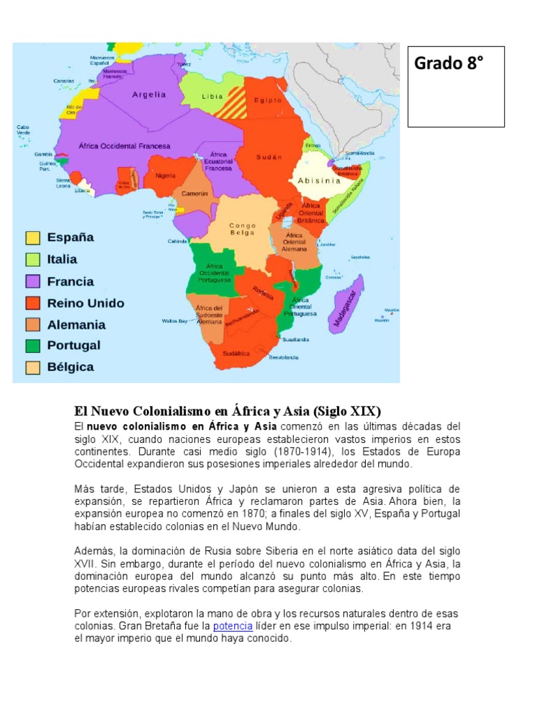 El Colonialismo de ASIA Y AFRICA | PDF