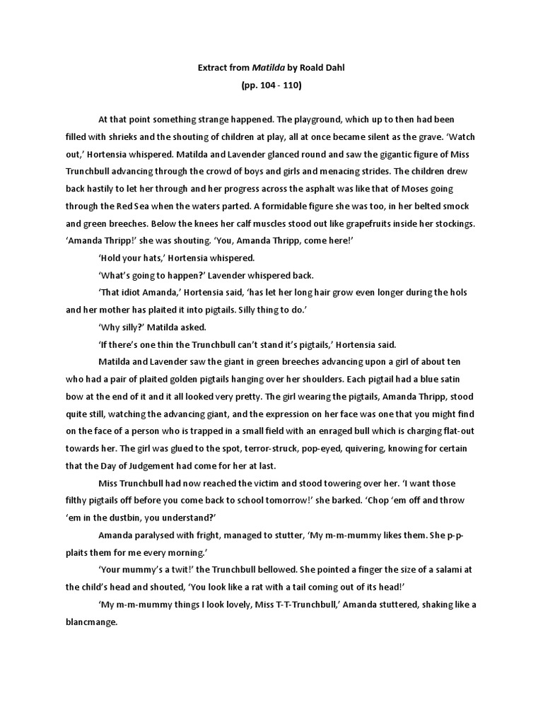 The Trunchbull | PDF