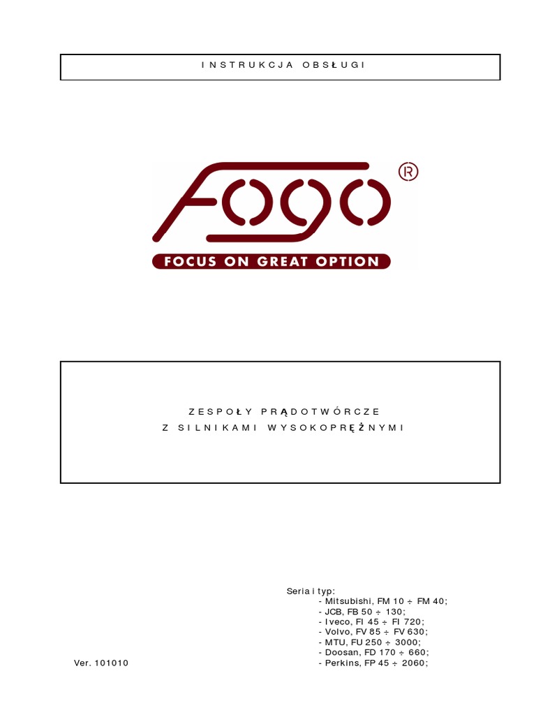 Instrukcja Duze FOGO | PDF