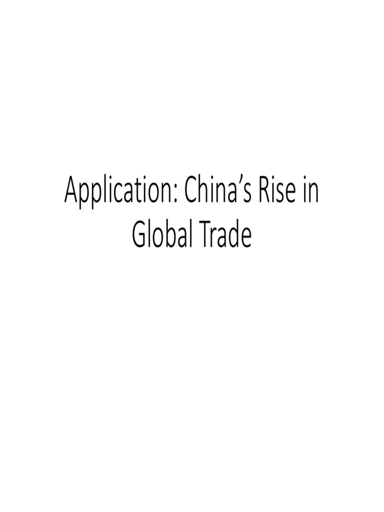 Case Study - China Syndrome | PDF | World Trade Organization | China
