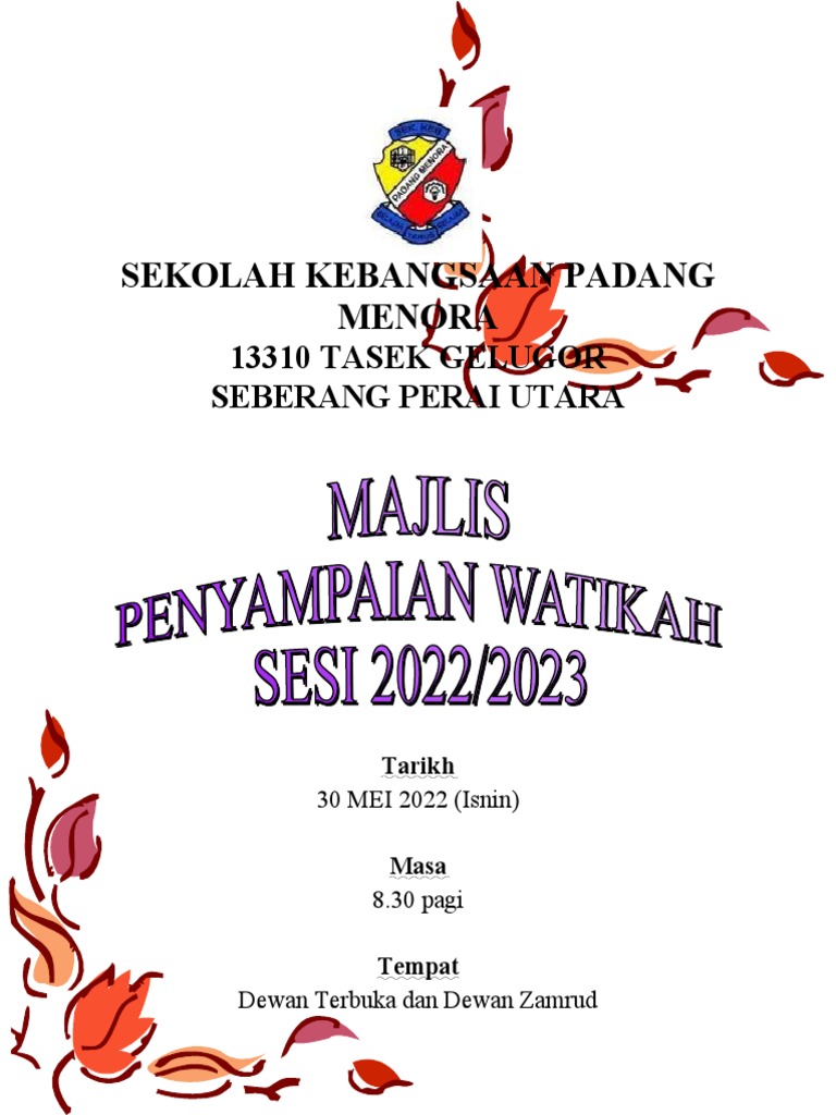 Pelantikan Pengawas SK Padang Menora | PDF | Karier & Perkembangan