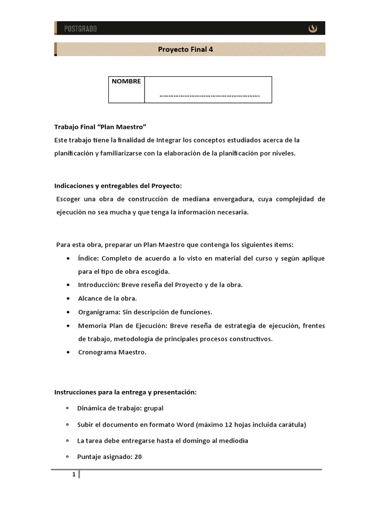 Proyecto - Final 4 | PDF