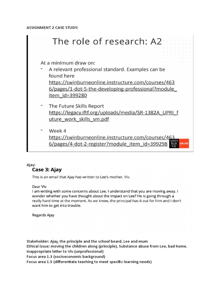 Assignment 2 Case Study | PDF