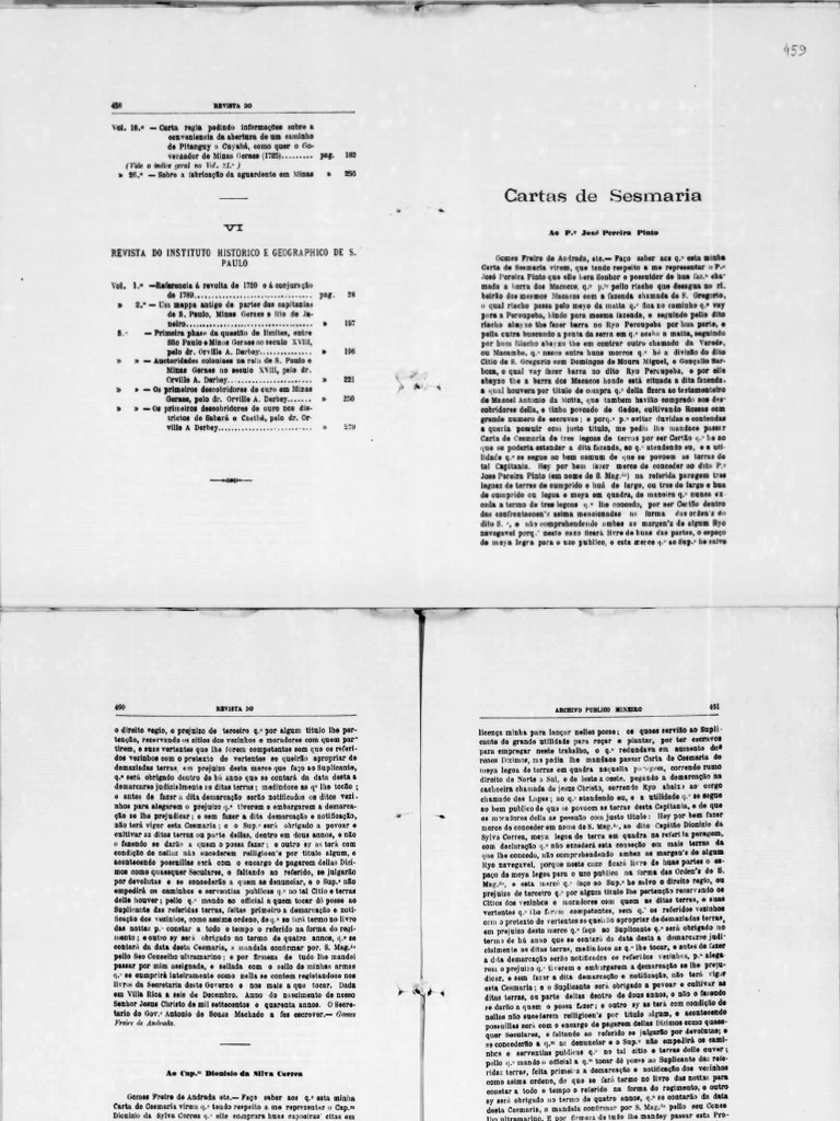 Sesmarias 1741 | PDF