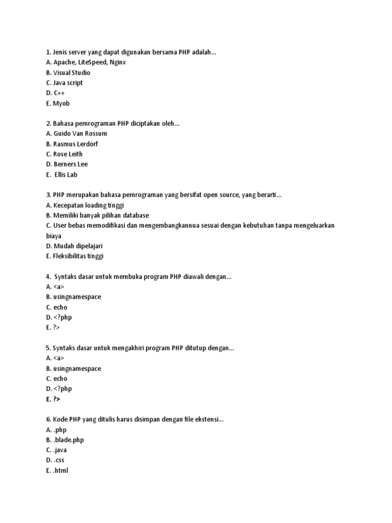 Soal Ujikom PG | PDF | Komputer