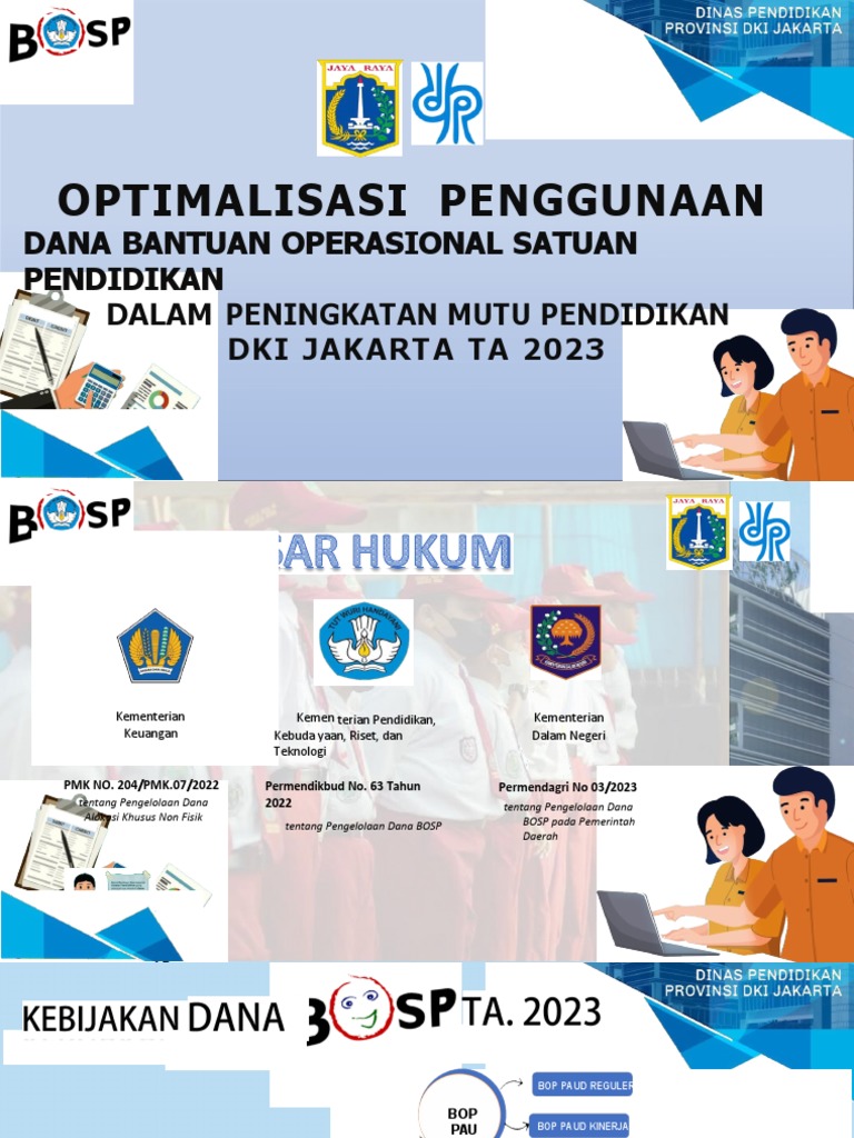 Paparan Optimalisasi Penggunaan Bosp 2023 | PDF
