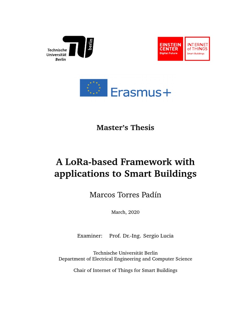 A LoRa-based Framework With Applications To Smart Building | Download Free PDF | Computer ...