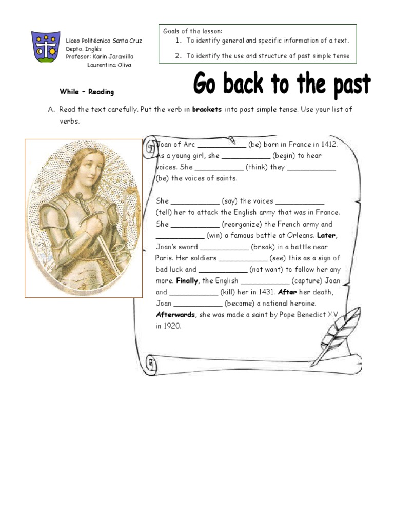 Lesson 1 - Joan of Arc | PDF | Joan Of Arc | Linguistic Morphology