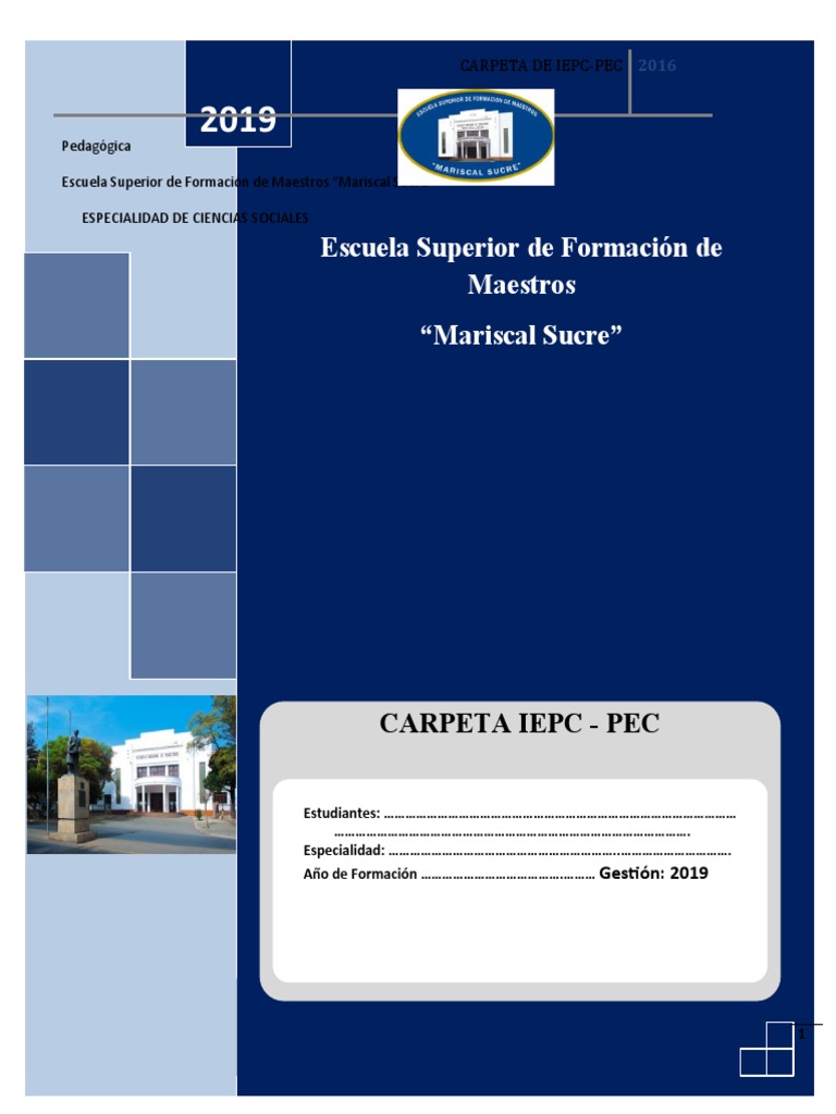 Carpeta IEPC PEC | PDF