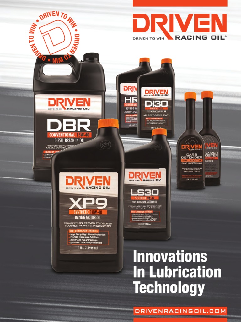 2019 Driven Racing Oil Catalog | PDF