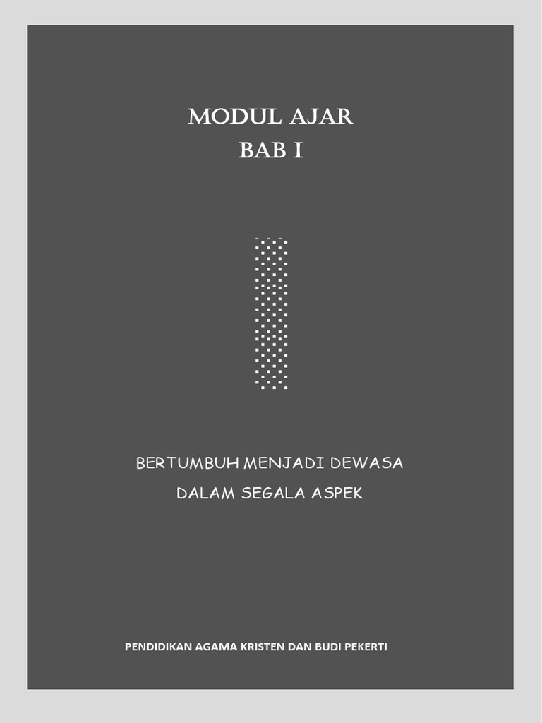 Modul Ajar Bab I PAK BP | PDF | Pengembangan Diri