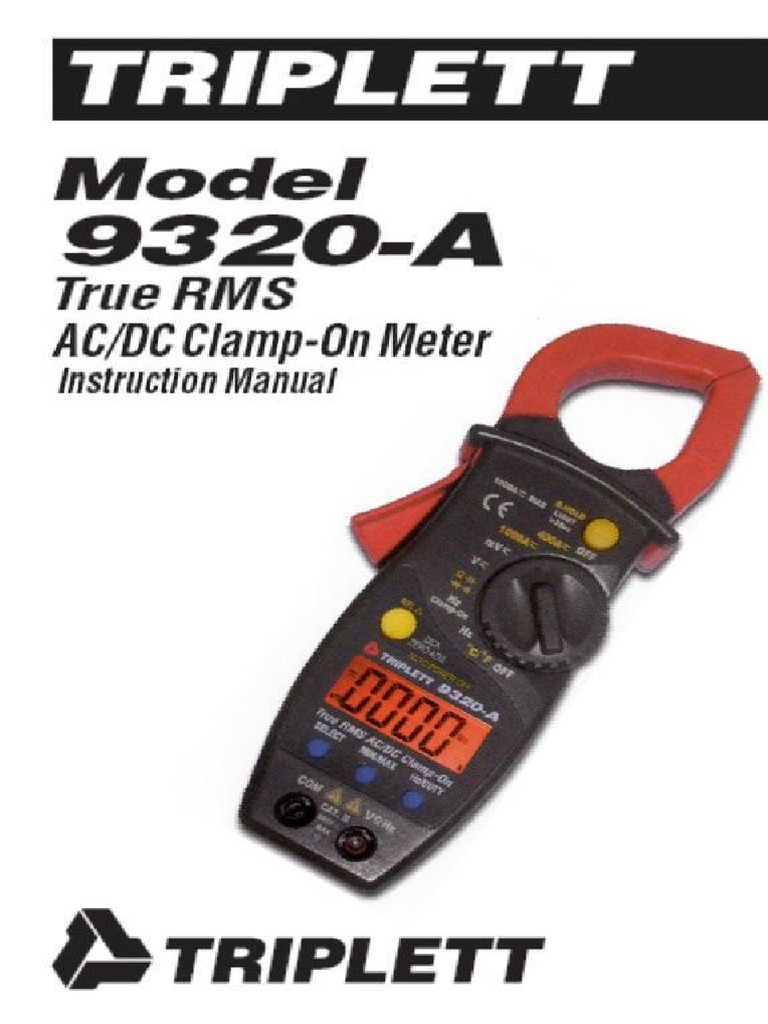 9320 Manual - PDF de Amperimetro | PDF | Capacitor | Diode